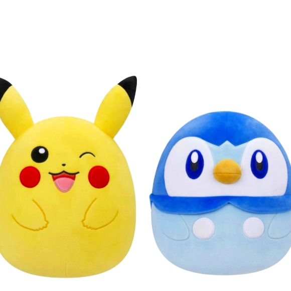 Pokemon | Toys | 2 Piplup 12 Pikachu Pokemon Squishmallow Pair | Poshmark